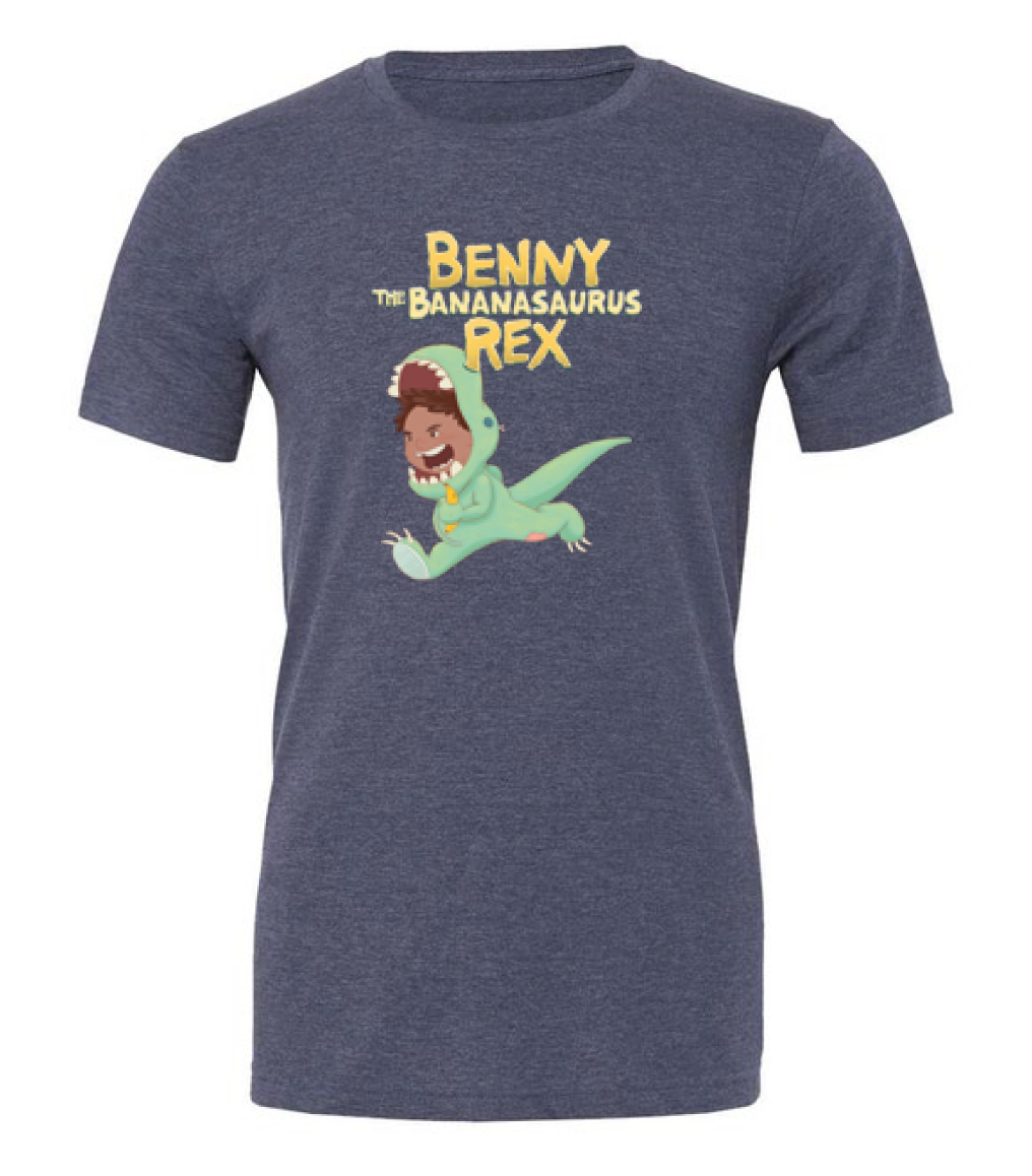 Benny the Bananasaurus Rex tee - Adult – Red Tape Brewery