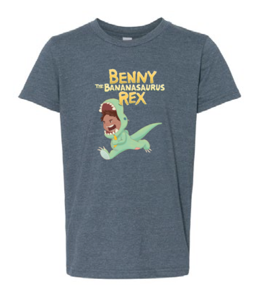 Benny the Bananasaurus Rex tee - Youth – Red Tape Brewery
